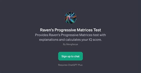 Ravens Progressive Matrices Test Gpt Iq Test Preparation Taaft