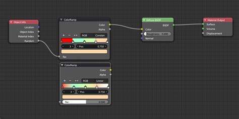 Random Material Color With Alpha Texture