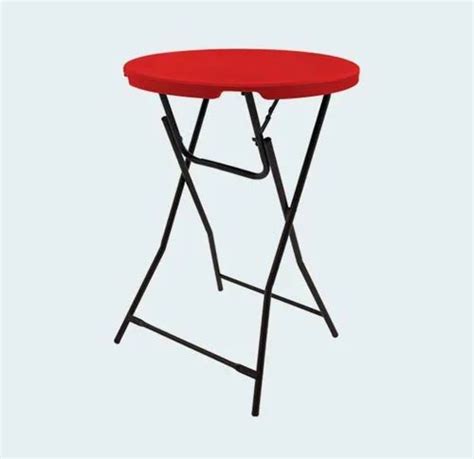 Mild Steel Cafe Round Plastic Folding Tables At Best Price In Mumbai