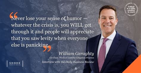 The Daily Business Review Has Interviewed Partner William Geraghty Who