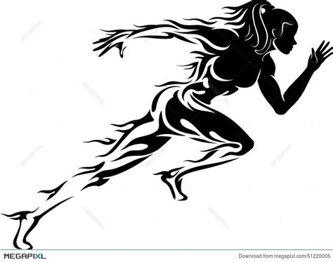 Runner Girl Logo