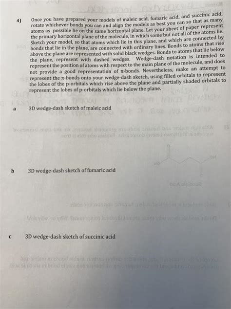 Solved Unknown As The One That 2 Although Maleic And Chegg