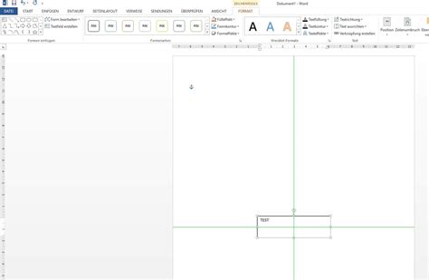 Textfeld In Word Horizontal Und Vertikal Zentrieren Windows Text