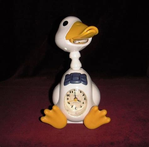 Sunko Duck Alarm Clock Mars Quartz Clock 1960s 70s