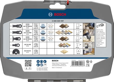 Komplet Listov Za Les 7 Kosov Bosch Professional