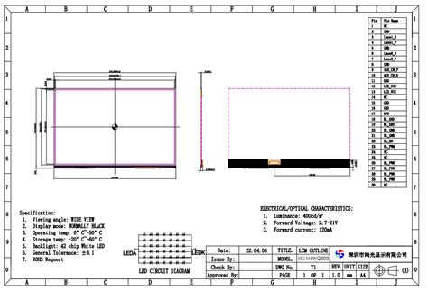 10 1 Inch Tft Lcd Ips High Resolution 2560x1600