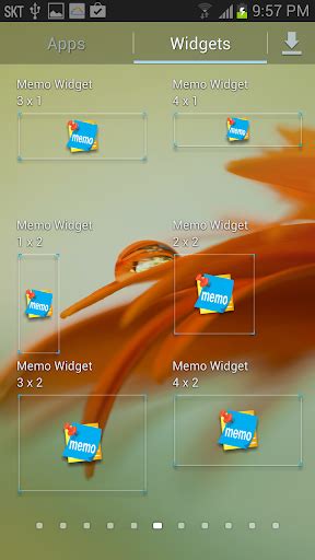 دانلود برنامه Memo Widget اندروید بازار