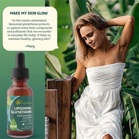 1500mg Liposomal Glutathione Liquid Supplement Powerful Antioxidant
