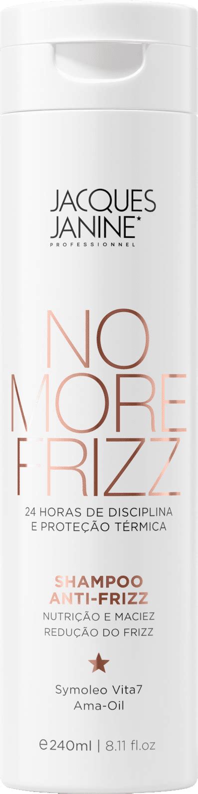 Shampoo Jacques Janine No More Frizz Beleza Na Web