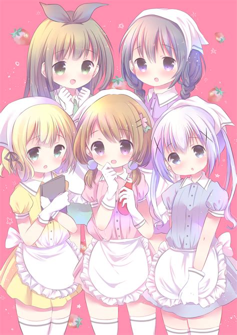 Safebooru Blend S Blonde Hair Blue Eyes Blue Hair Blush Character