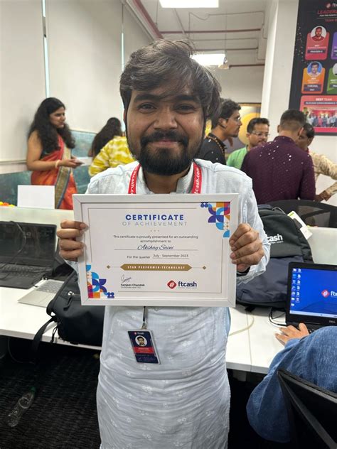 Akshay Saini On Linkedin Honored To Receive The Star Performer Award
