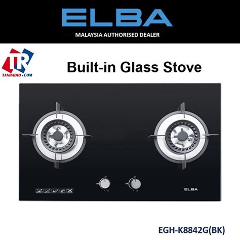 Elba 2 Burner Glass Hob Elba Egh K8842gbk Shopee Malaysia