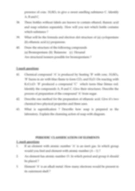 Solution Cbse Class 10 Science Carbon And Its Compounds 1 Studypool