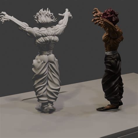 👹 Yujiro Hanma The Ogre Intimidating Stance Baki・ Stl File For 3d