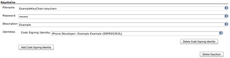 Keychains And Provisioning Profiles Management Jenkins Plugin