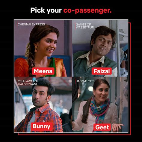 Pick Your Co Passenger Rbollywood