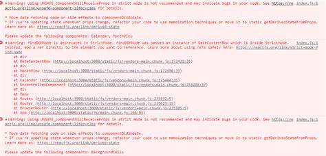 Possible Error With React 17 0 2 UNSAFE Issue 2105 Jquense React Big Calendar GitHub
