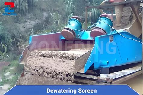 Dewatering Screen Zoneding Mining Machine