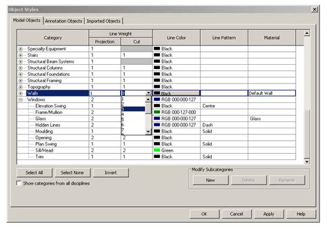 Modifying Line Styles Dạy Revit Học Revit