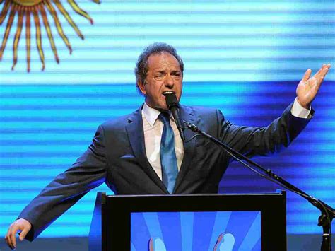 Daniel Scioli Confirmó Su Precandidatura A Presidente