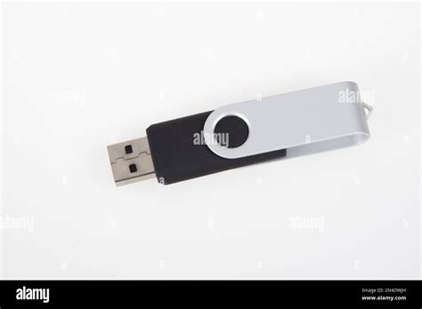 Black Revolving Usb Key Flash Drive Mock Up For Advertising Brand On