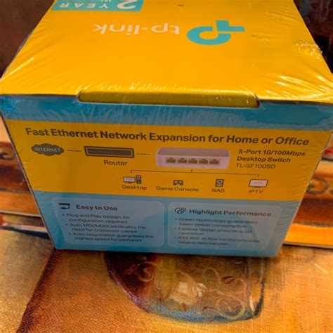 Computers Laptops And Parts Tplink 5 Port 1100 Mbps Fast Ethernet Switch Poshmark