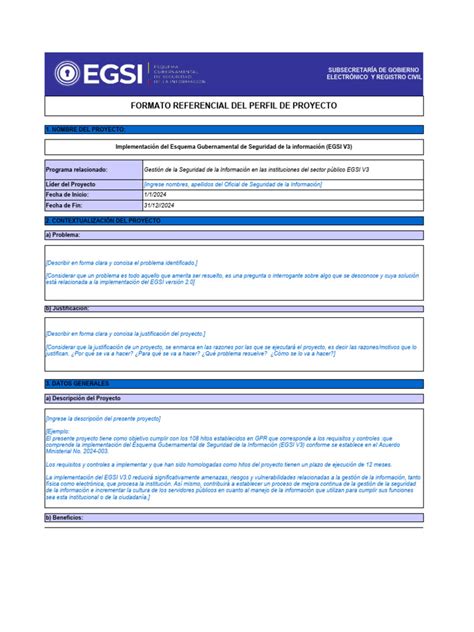 Proyecto Egsiv3 Pdf Seguridad De Información Valores
