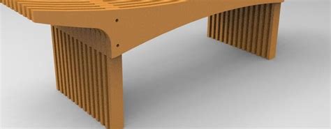 Cnc Cutting File Wooden Parametric Bench Cnc Bench Laser Cut Files