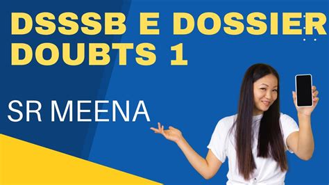 Dsssb E Dossier Queries And Doubt Session YouTube
