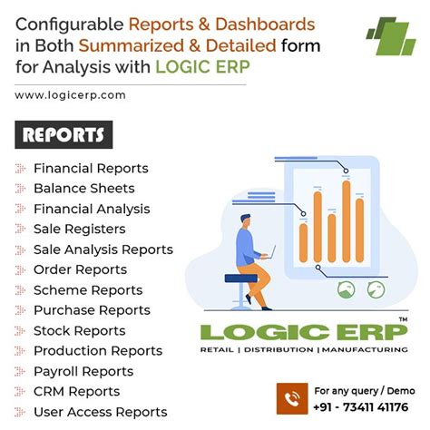 Logic Erp On Linkedin Reporting Reportingmodule Logicerp