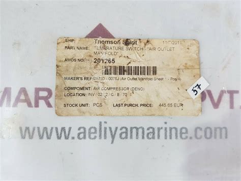 Danfoss Kps 81 Temprature Switch Aeliya Marine Tech