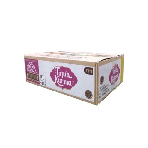 Promo Tujuh Kurma Susu Steril Susu Kurma 200ml 1 Karton 24 Kaleng