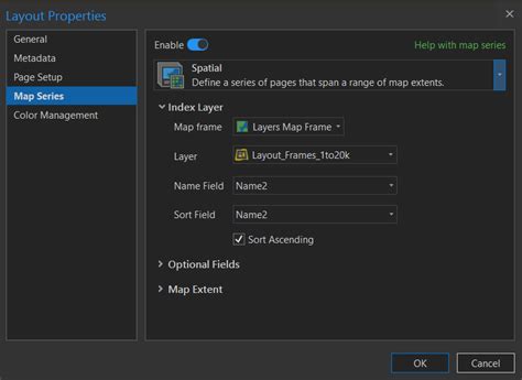 Working With Map Series In Arcpro Baseline Gis