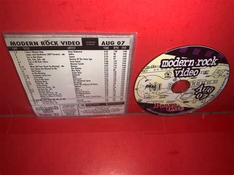 Promo Only Modern Rock Video Aug Promo Cd Ebay