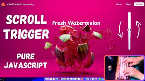 Master Scrolltrigger With Pure Javascript No Library Needed Youtube
