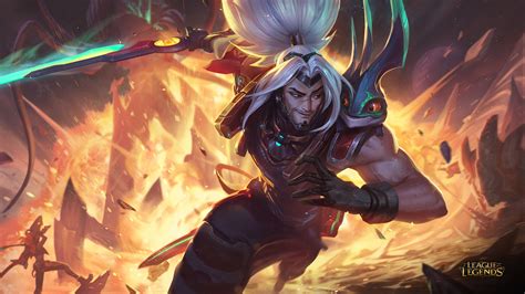 Papel De Parede Hd Para Desktop League Of Legends Videogame Yasuo