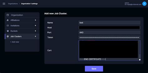 Job Clusters Tator