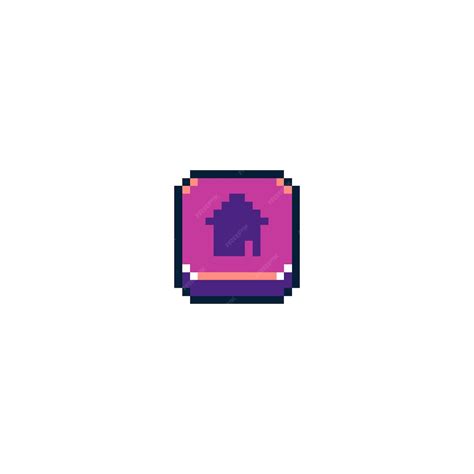 Premium Vector Pixel Art Ui Button