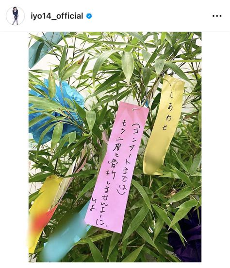 腰椎圧迫骨折で療養→復帰の松本伊代、七夕の短冊に願い込める「もう二度と骨折しませんように」 スポーツ報知