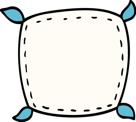 Cartoon Doodle Plain Cushion 12171203 Vector Art At Vecteezy