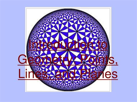 Ppt Introduction To Geometry Points Lines And Planes Powerpoint Presentation Id 4016547