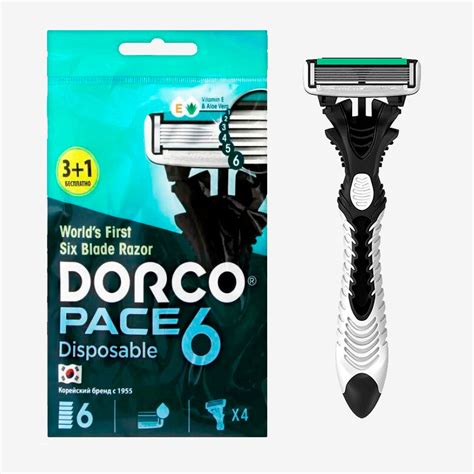 Бритвенный станок Dorco Pace 6 (одноразовый) 4 штуки купить тут ...