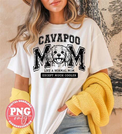Cavapoo Mom Png Dog Lovers Sublimation Design Digital Download Etsy