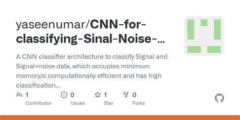 Github Yaseenumarcnn For Classifying Sinal Noise And Noise A Cnn