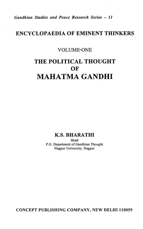 Encyclopaedia Of Eminent Indian Political Thinkers Set Of 30 Volumes
