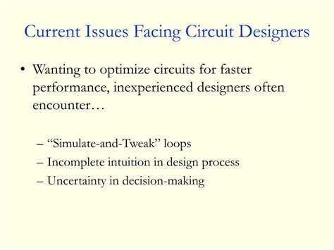 Ppt Logical Effort A Method To Optimize Circuit Topology Powerpoint