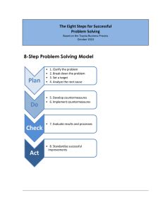 Problem Solving A3 Guidelines
