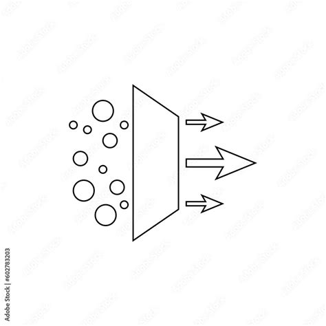 Drop Water Filtration Icon Filtration Process Simple Filtration
