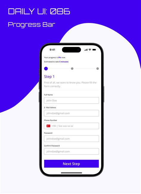 Daily UI 086 Progress Bar UIX101 Behance