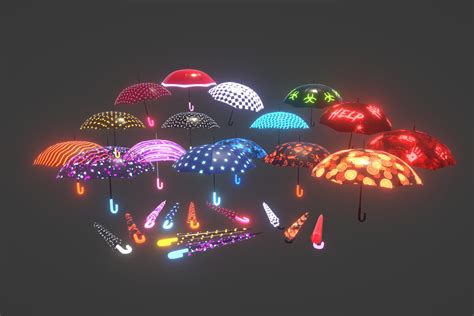 Umbrella 3d Fantasy Edition 3d Props Unity Asset Store